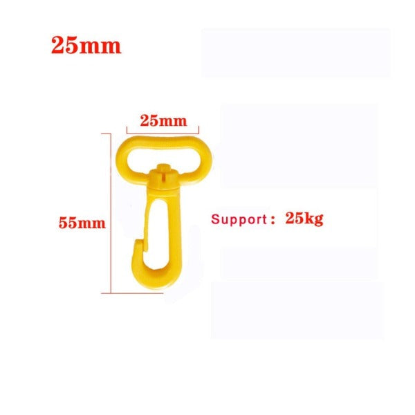 1 Inch 25mm Plastic Swivel Snap Hook Clip, Push Gate Swivel Hook 6pcs ...